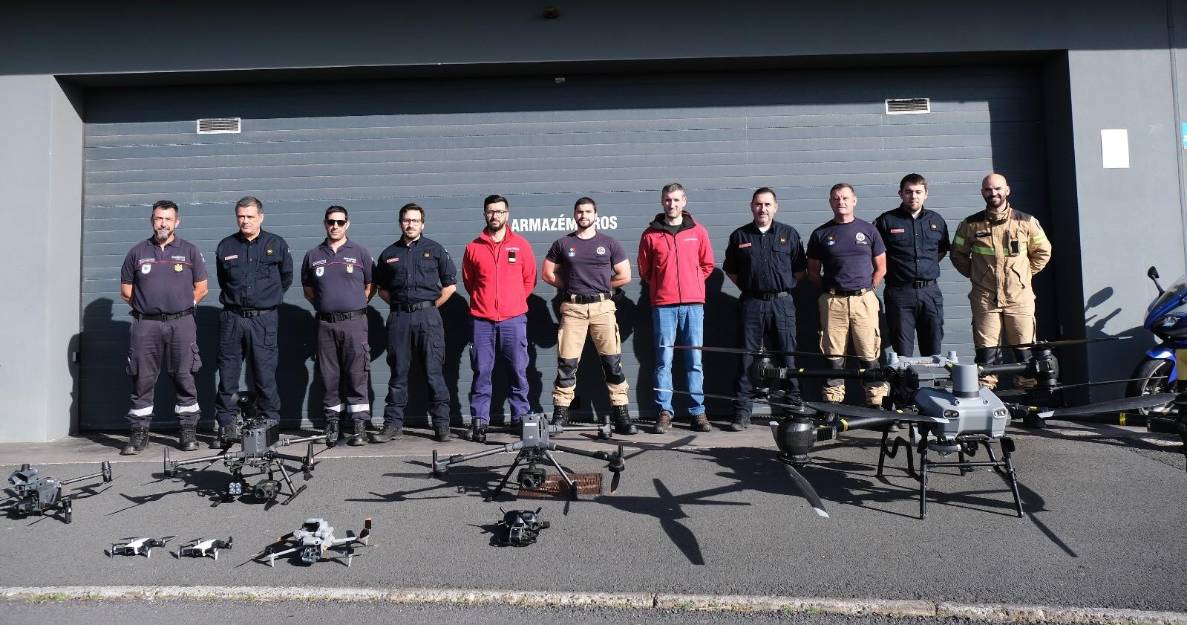 Proteção Civil especializa operadores de drone para intervir em ...