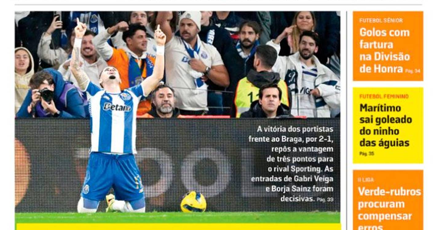 Segunda-feira, 3 de novembro de 2025