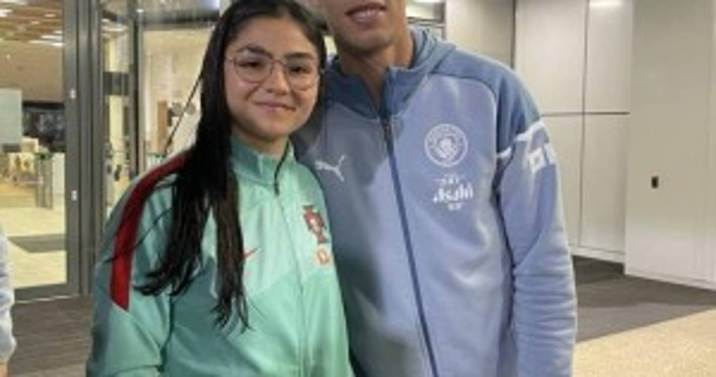 Jogadora madeirense Inês Silva com portugueses do Manchester City (com ...
