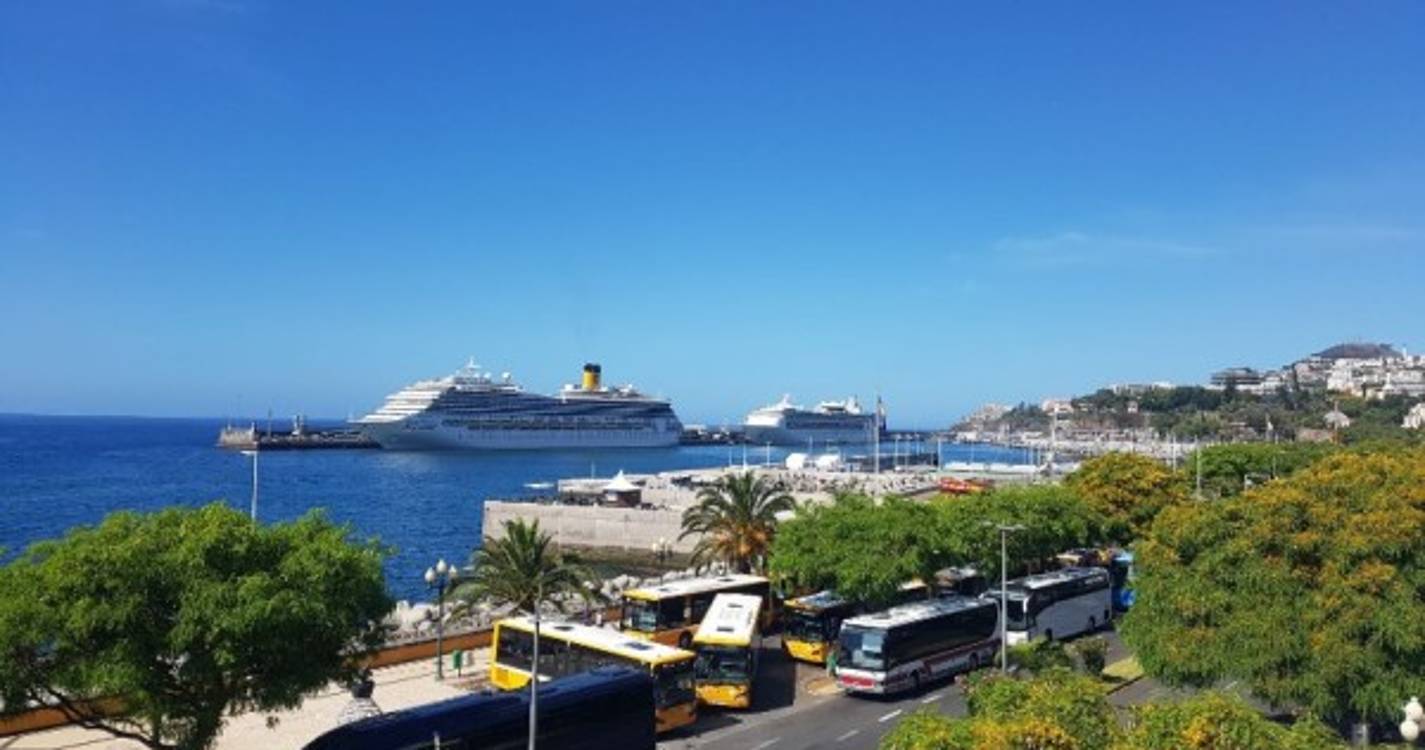 Costa e Royal Caribbean de visita ao Funchal