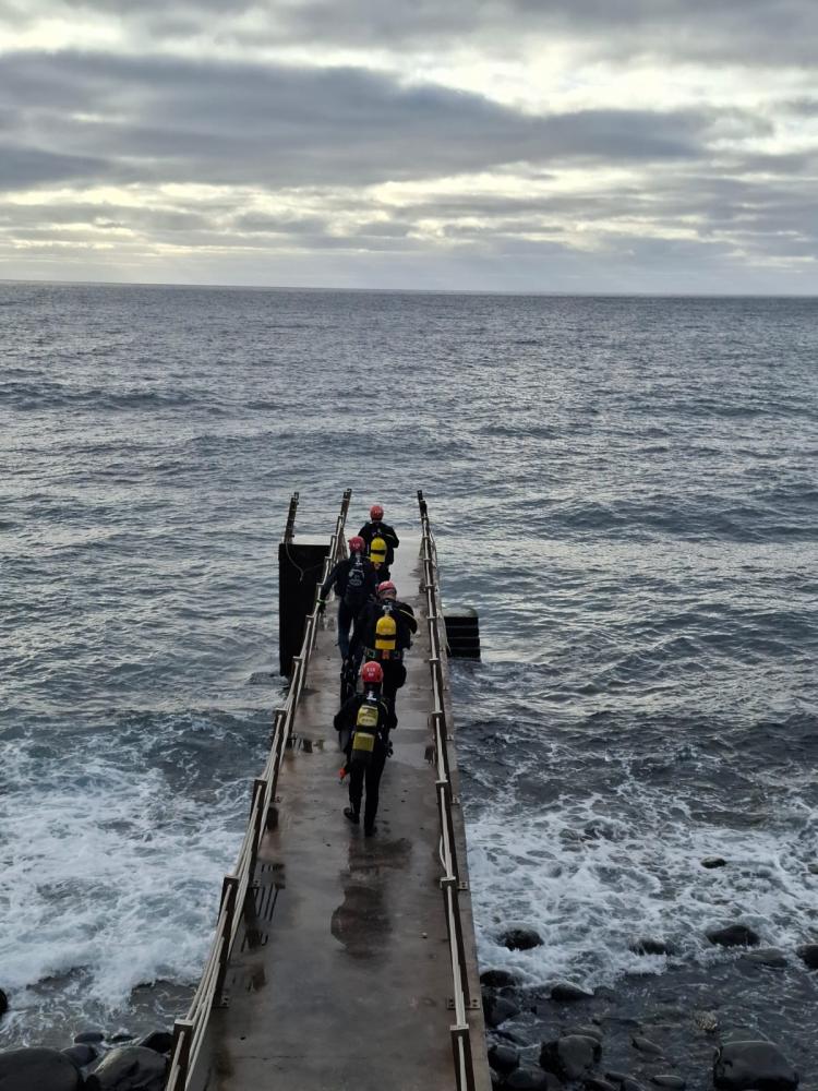 Treino da equipa de Mergulho e Resgate dos BVM mobilizou 7 elementos