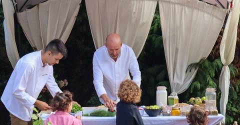 CRESCER organizou showcooking para os mais novos com o chef Octávio Feitas